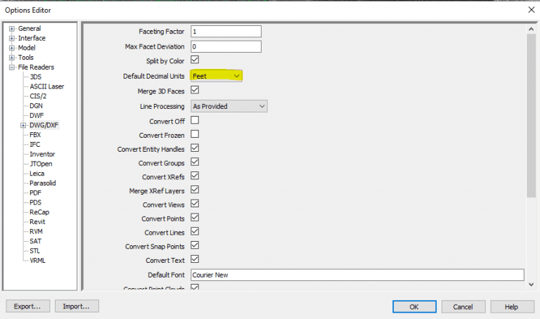 Grid of Points Export – ClearEdge3D Support